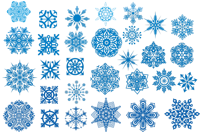 Красивая снежинка рисунки